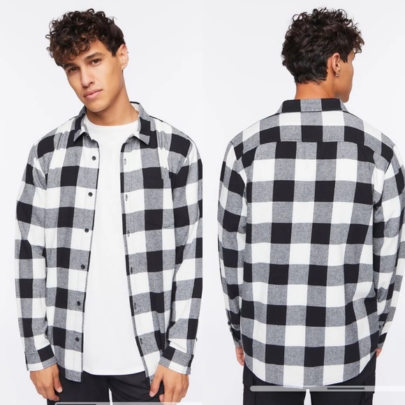 Forever 21 Flannel Mens